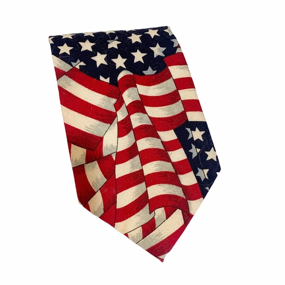 Tango | Accessories | Tango By Max Raab American Flag Usa Cotton Tie ...